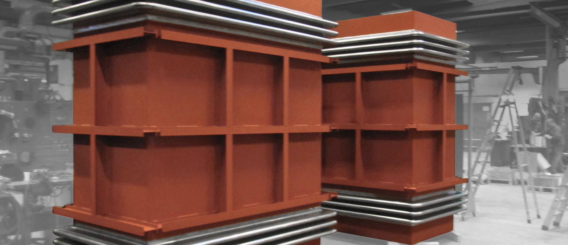 Rectangular Expansion Joints - Design and manufacture by BELMAN A/S