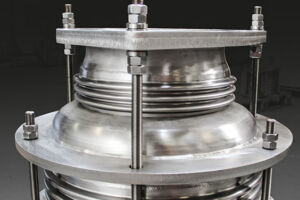 Pressure Balanced Pipe Bellows relieving loads on pump nozzles