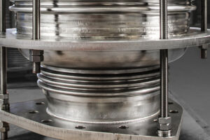 Pressure Balanced Pipe Bellows relieving loads on pump nozzles